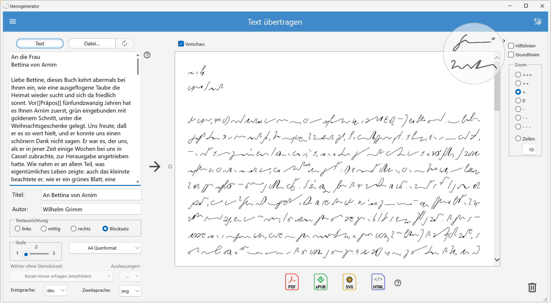 Stenogenerator | Download